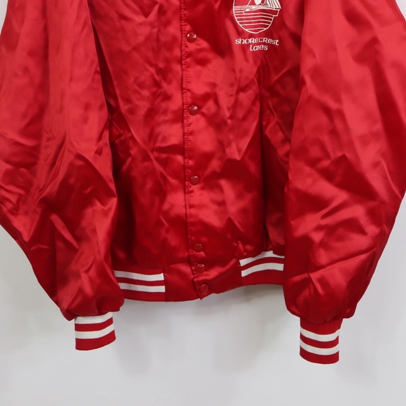 Vintage | Jackets & Coats | 8s Mens Xl Rockabilly Bowling Satin Jacket ...